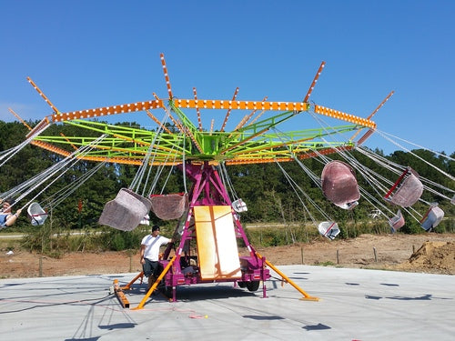 Cyclone Amusement Ride